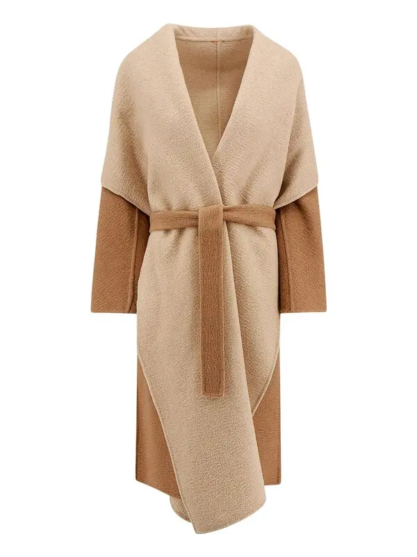 Max Mara Reversible Camel Hair Coat - Beige