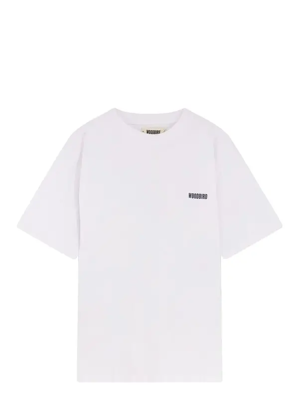 WOODBIRD Wbbaine Intro Organic Cotton Tshirt - White