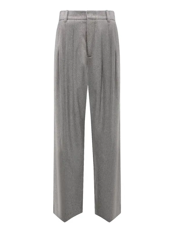 R2W Manes Wool And Cashmere Trousers - Grey