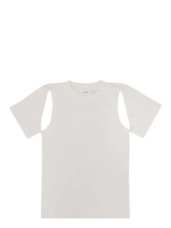 Axel Arigato Cotton T-shirt With Cut-out Details - White