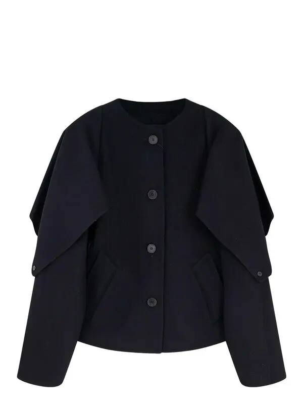 R2W Wool And Cashmere Blazer - Black