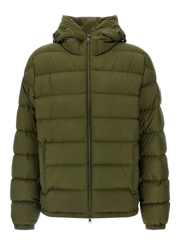 Moncler Laveraet Hooded Down Jacket - Green