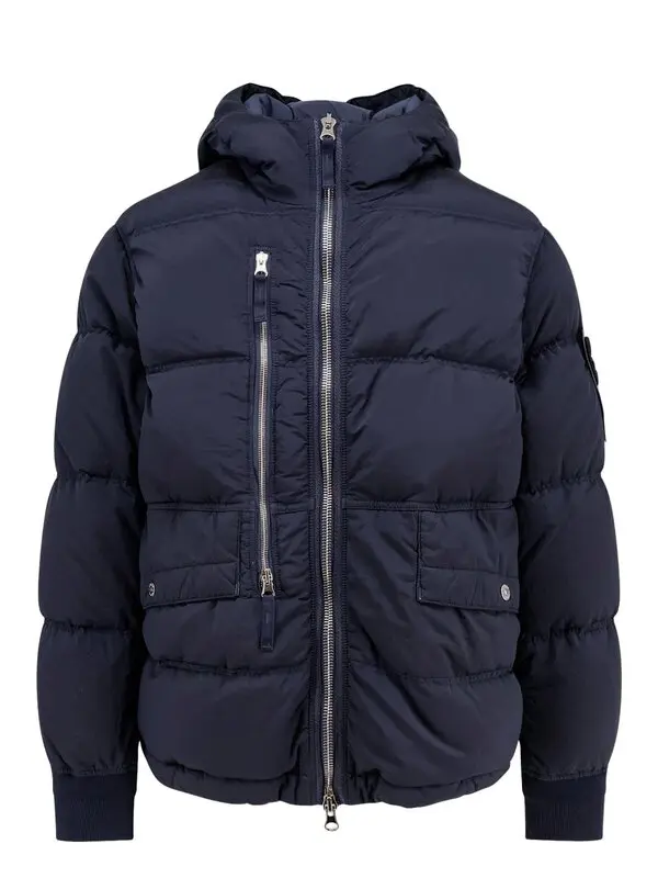 Stone Island Nylon Down Jacket - Blue