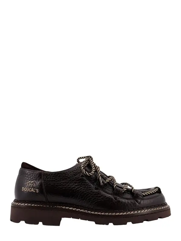DOUCAL'S Arctic Leather Lace-up Shoe - Brown