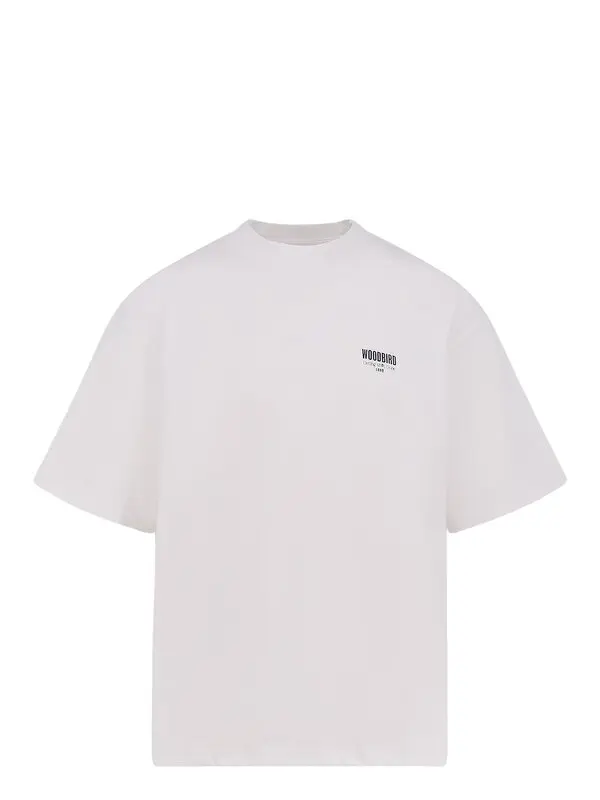 WOODBIRD Wbbeam Pho Cotton Tshirt - White