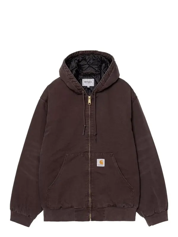Carhartt Work In Progress Og Active 'dearborn' Organic Cotton Jacket - Brown