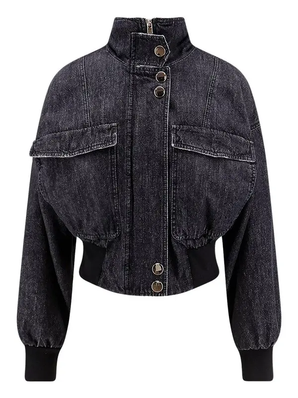 STELLA MAXWELL X MARELLA Denim Jacket - Grey