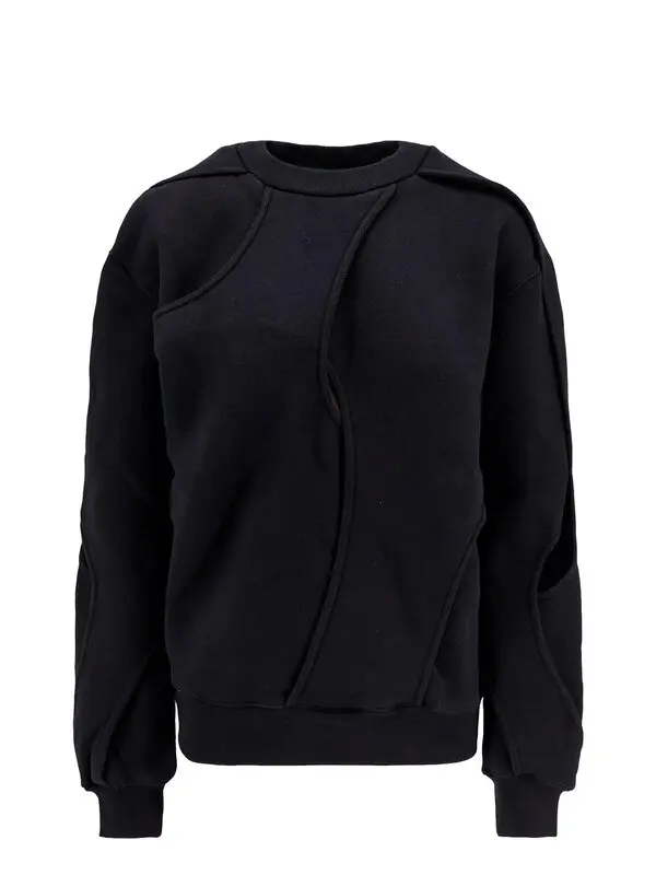 Axel Arigato Linear Organic Cotton Sweatshirt - Black