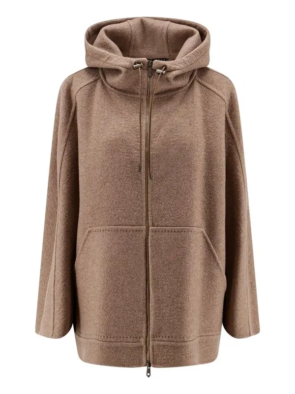 Max Mara Gradi Cashmere Coat - Brown
