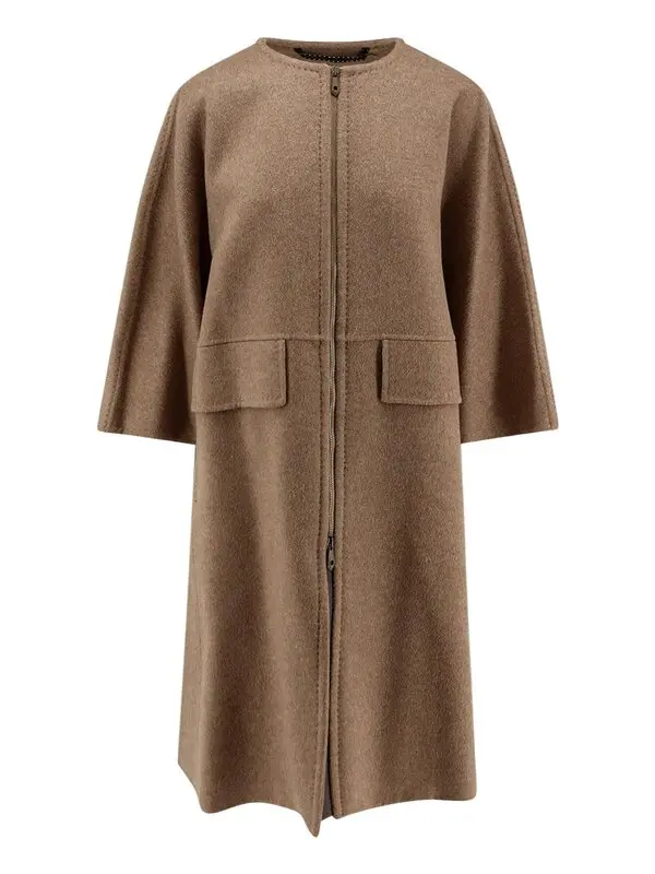 Max Mara Amour Cashmere Coat - Brown