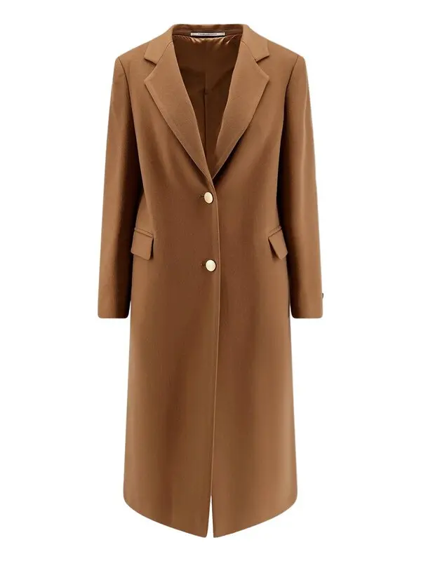 Tagliatore Amanda Virgin Wool And Cashmere Coat - Brown
