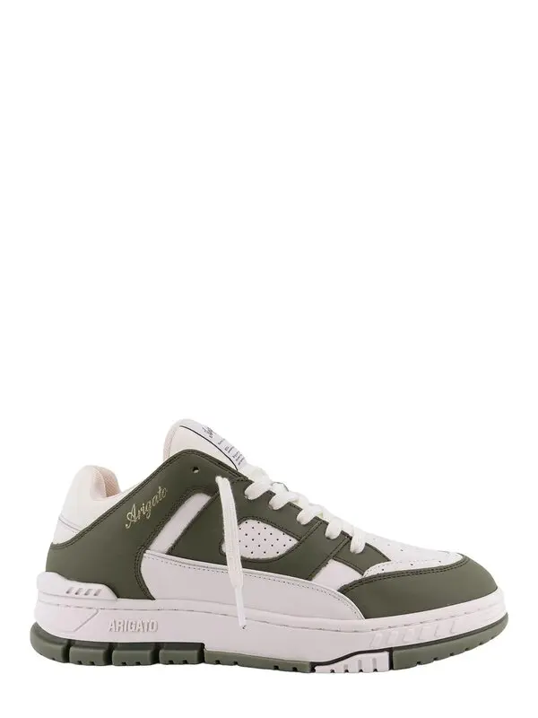 Axel Arigato Area Lo Lowtop Leather Sneakers - Green