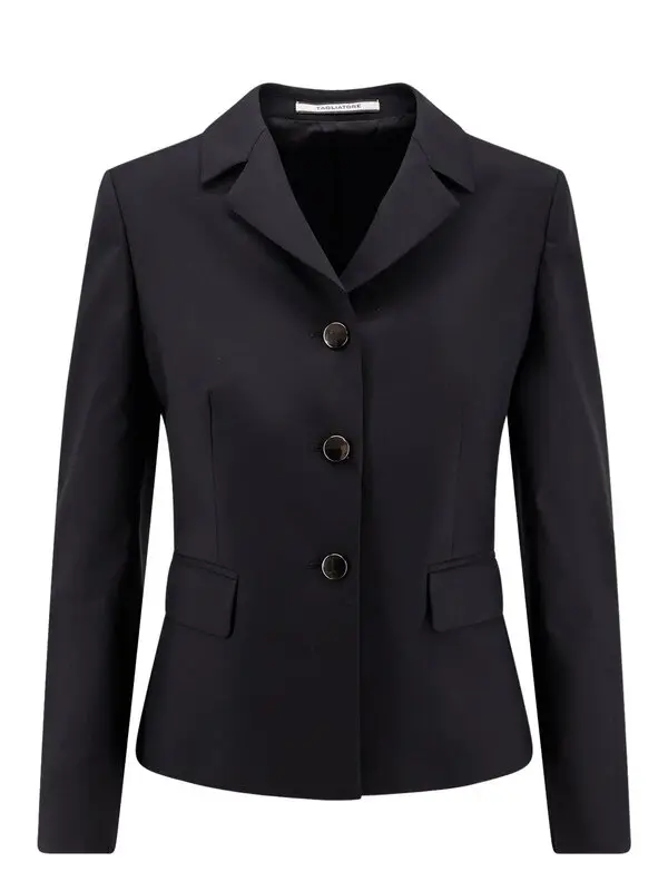 Tagliatore Daria Virgin Wool Blend Blazer - Black