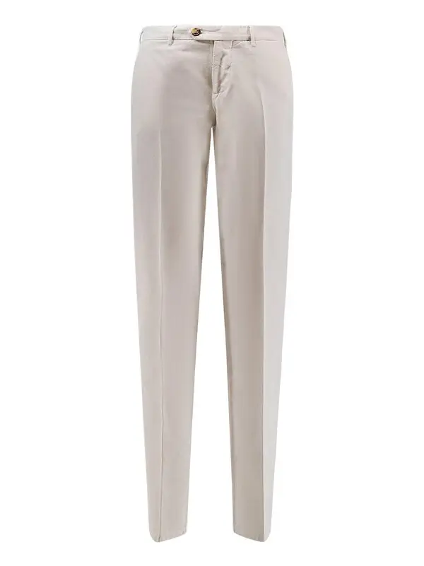 Brunello Cucinelli Cotton Trousers - White