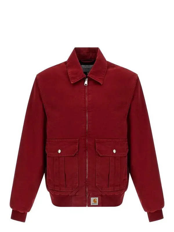 Carhartt Work In Progress Stanton Cotton Jacket - Red