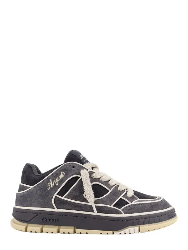 Axel Arigato Area Lo Lowtop Suede Sneakers - Grey