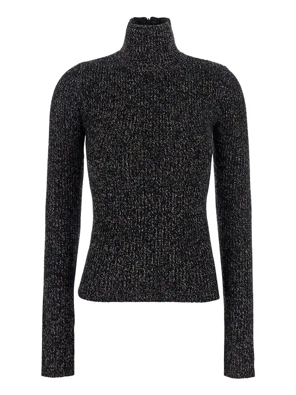 Max Mara Wool And Cashmere Turtleneck Sweater - Black