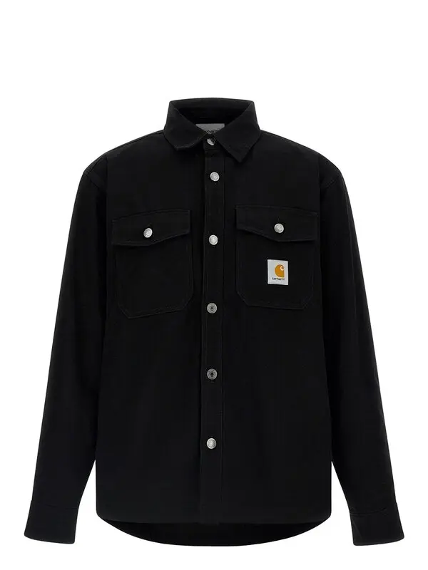 Carhartt Work In Progress Selby Shirt Cotton Jacket - Black