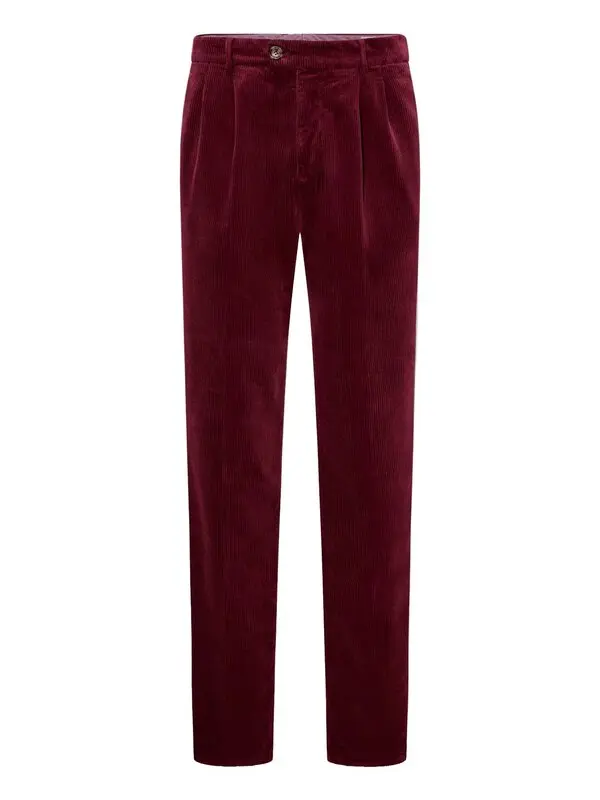 Brunello Cucinelli Corduroy Trousers - Red