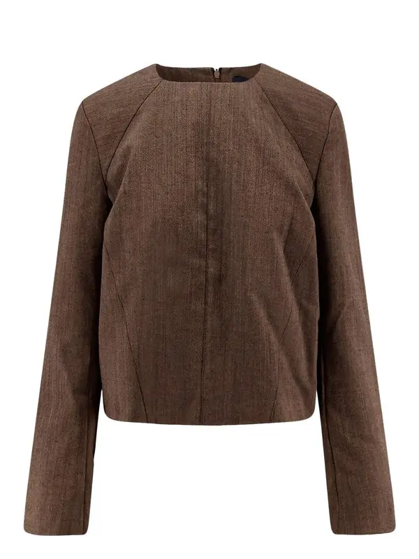 Soeur Giovana Virgin Wool Sweater - Brown