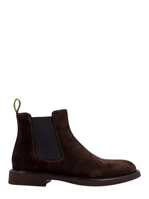 DOUCAL'S Beatles Suede Ankle Boots - Brown