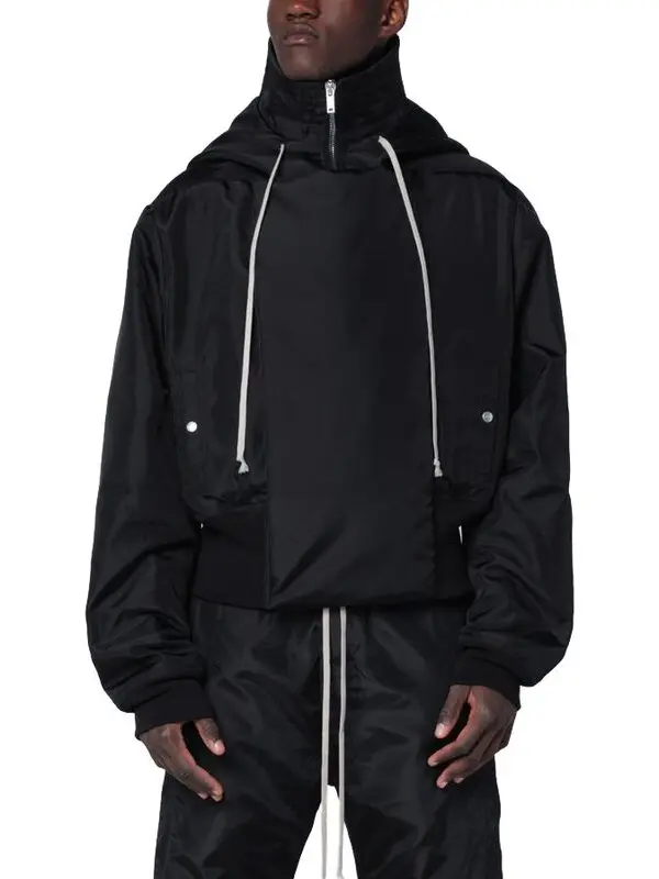 Rick Owens Lightweight Nylon Bomber Jacket - Black