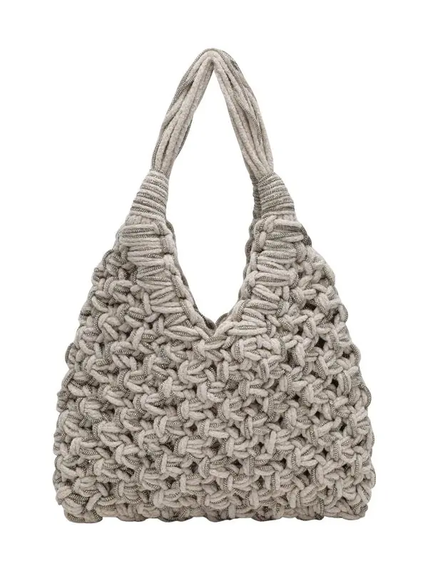 HIBOURAMA Vannifique Crystal Bag - White