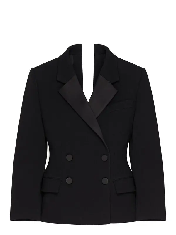 Givenchy Double-breasted Tuxedo Jacket - Black