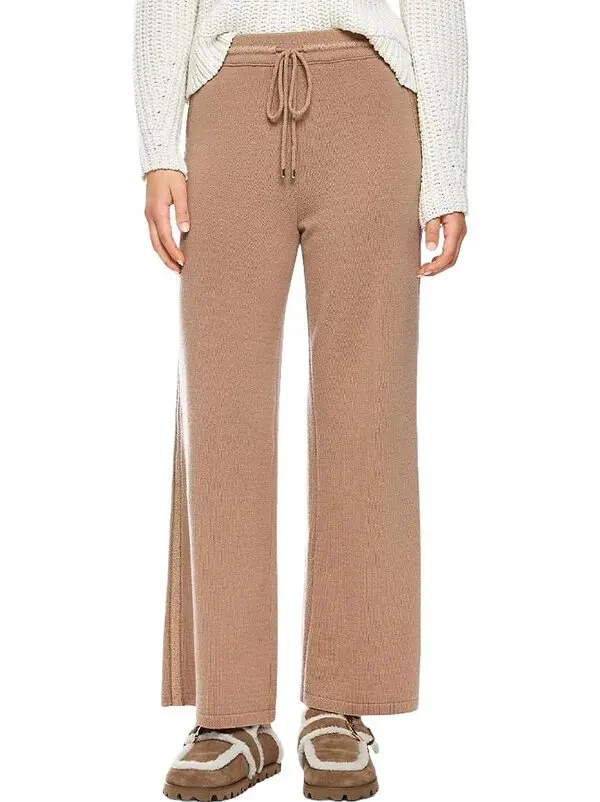 MARC CAIN Knitted Trousers - Light Brown