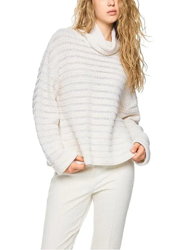 MARC CAIN Knitted Turtleneck Jumper - Off-white