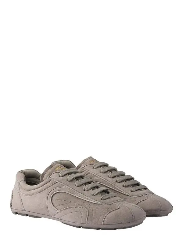 Prada Montecarlo Re-edition 2005 Suede Sneakers - Cloudy Gray