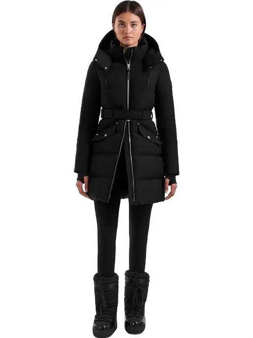 Rudsak Fitted Down Puffer Coat - Black