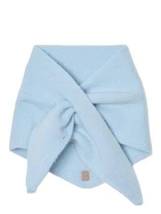 Sandro Wool And Cashmere Scarf - Blue