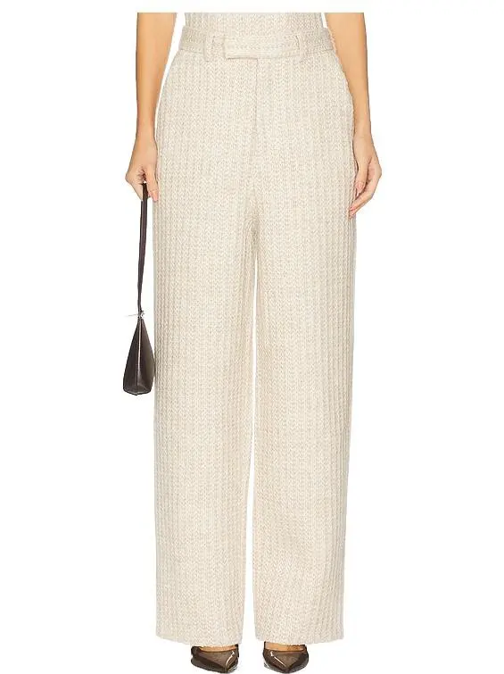 Giuseppe Di Morabito Waffle Knit Pant - Beige