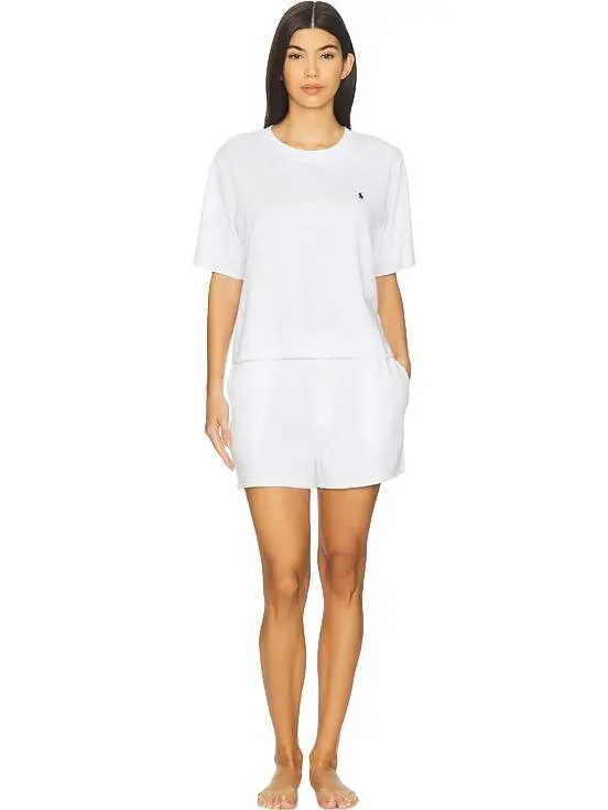 Polo Ralph Lauren Short Sleeve & Short Set - White Cloud