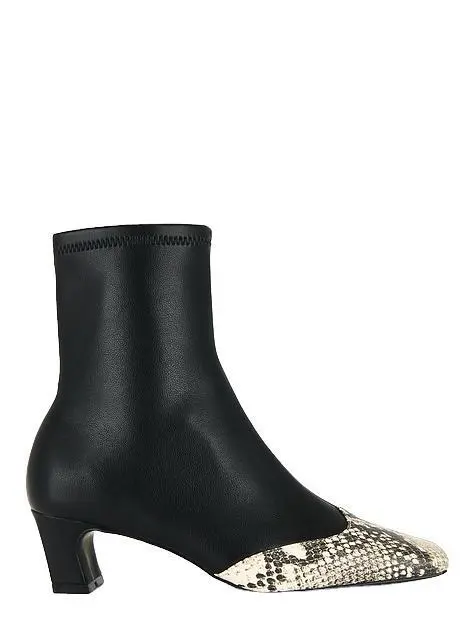 Steve Madden Jeter-a Ankle Boots - Black & Snake