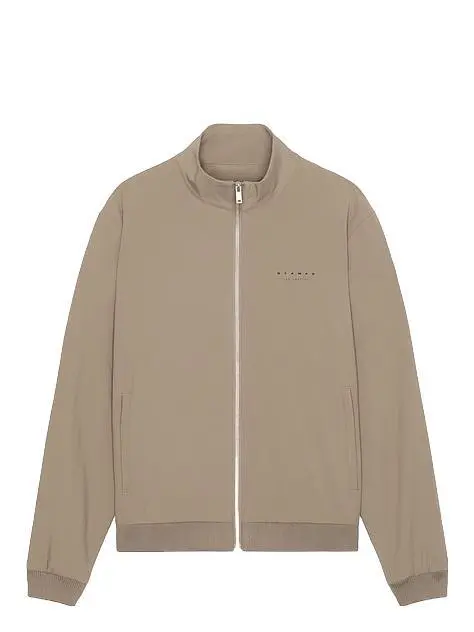 STAMPD Nylon Track Jacket - Sepia