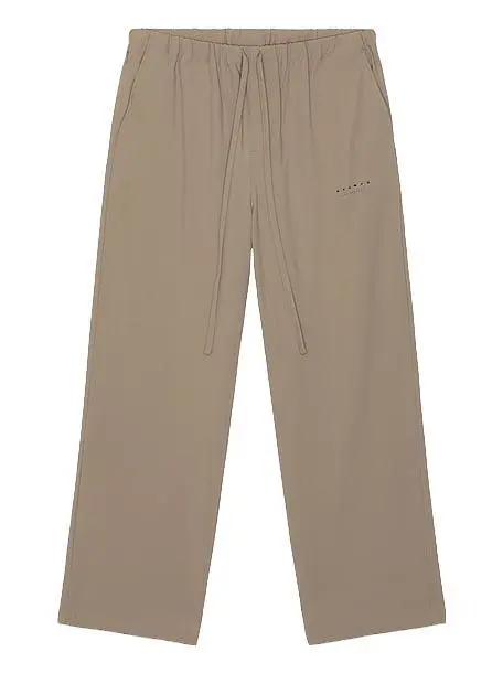 STAMPD Nylon Wide Leg Pant - Sepia