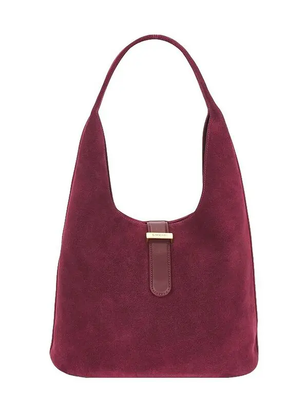Simkhai Khai Hobo Bag - Cranberry