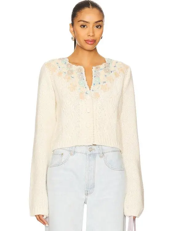 Free People Pixie Cardigan - Ivory