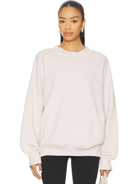 Free People X We The Free Palm Springs Turtleneck - Mauve Chalk