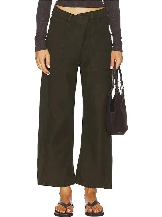 Citizens Of Humanity Ines Crop Utility Trouser - Moss