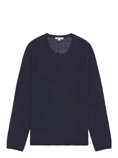 Onia Kevin Crewneck Linen Sweater - Deep Navy