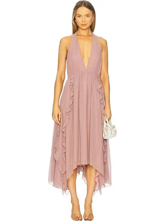 Tularosa Livia Midi Dress - Mauve