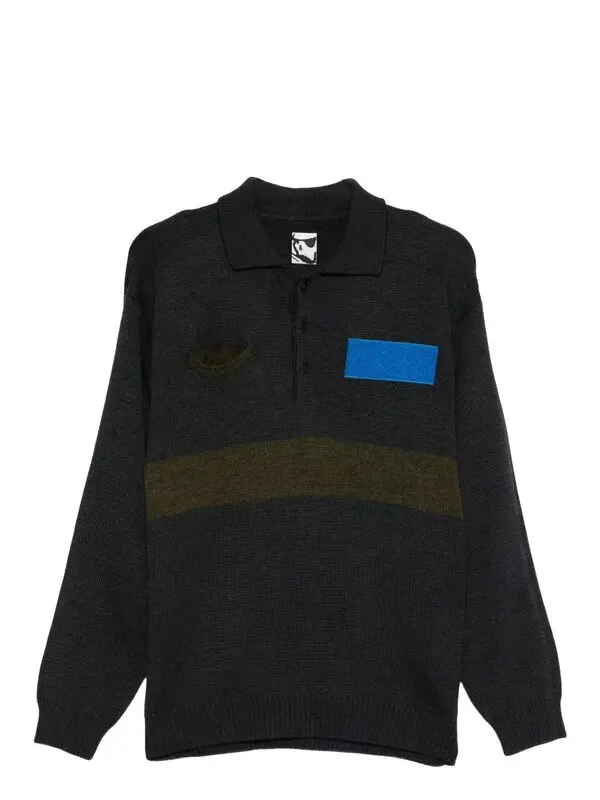 GR10K Chest-pocket Polo Shirt - Grey