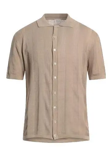 DANIELE FIESOLI Selezione Shirt Camel Size Silk, Linen - Beige