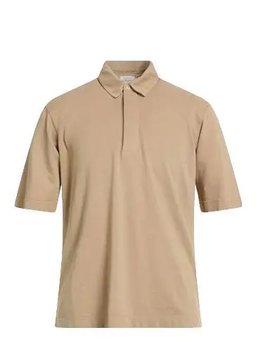 DANIELE FIESOLI Selezione Polo Shirt Camel Size Cotton, Silk - Beige