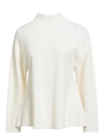 Fabiana Filippi Turtleneck Virgin Wool-blend Top - White