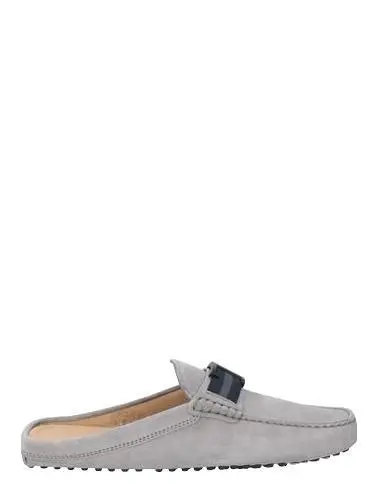 TOD'S Limited Edition Suede Mules - Grey