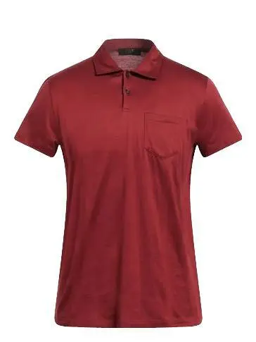 MOORER Polo Shirt Brick Size Cotton - Red